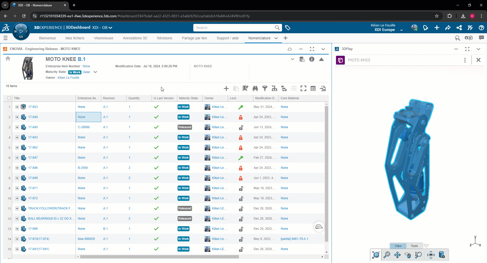 4. Nomenclatures - Gestion des BOM 3DEXPERIENCE